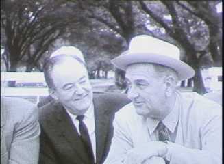 LBJ and Hubert Humphrey Victory Barbecue (1964)