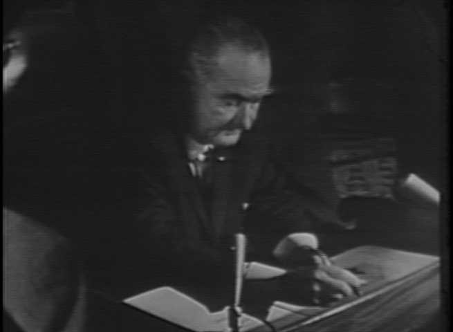 President Johnson Signs Voting Rights Act of 1965, August 6, 1965