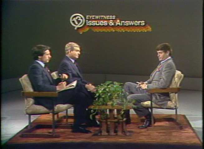 Eyewitness Issues and Answers Appearance (1983) - Congressman Charles ...