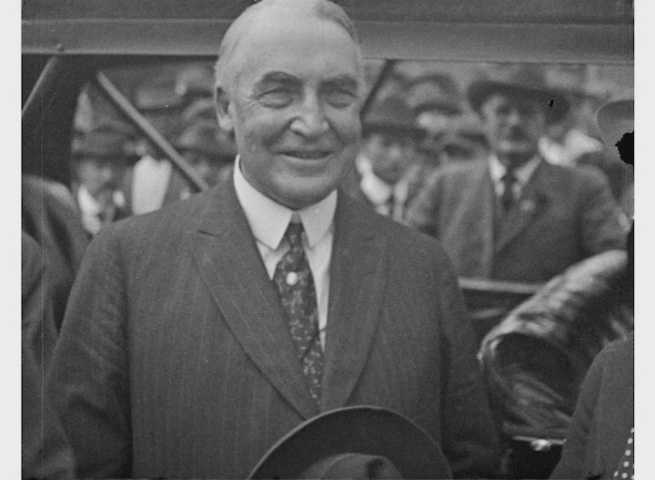 President-Elect Warren G. Harding in Brownsville (1920)
