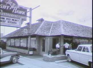 Dinner at the Night Hawk Restaurant