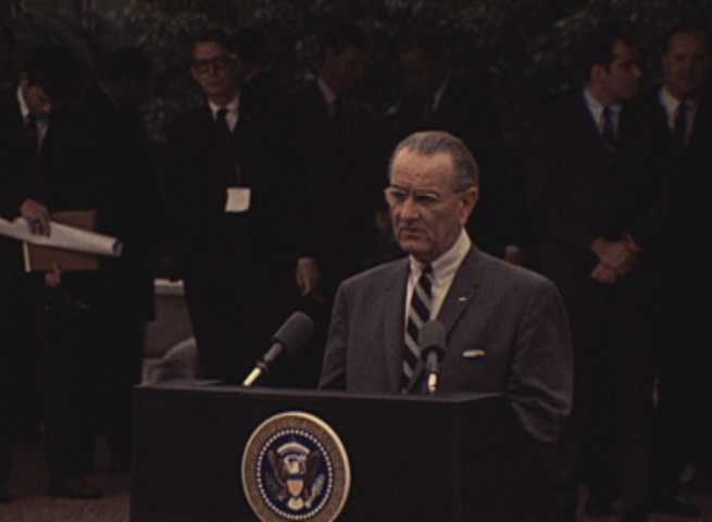 LBJ at Manned Spacecraft Center (1968) - KPRC-TV Collection