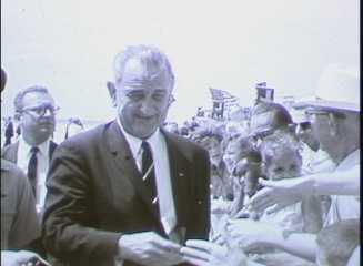 Preparing for Barbecue at LBJ Ranch (1964)