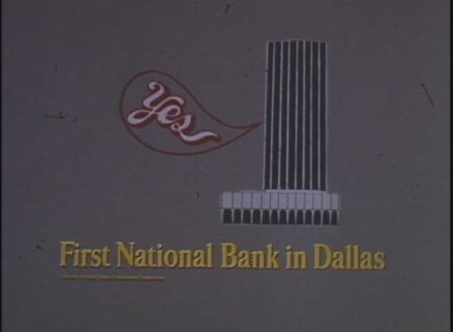 First National Bank in Dallas TV Spots (c. 1965)